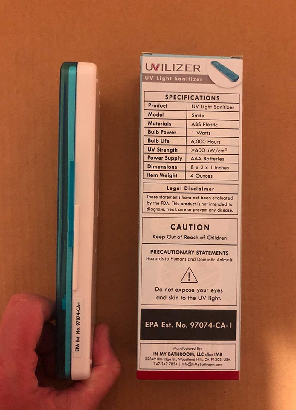 UVILIZER Smile - UV Light Sanitizer | UV Nook
